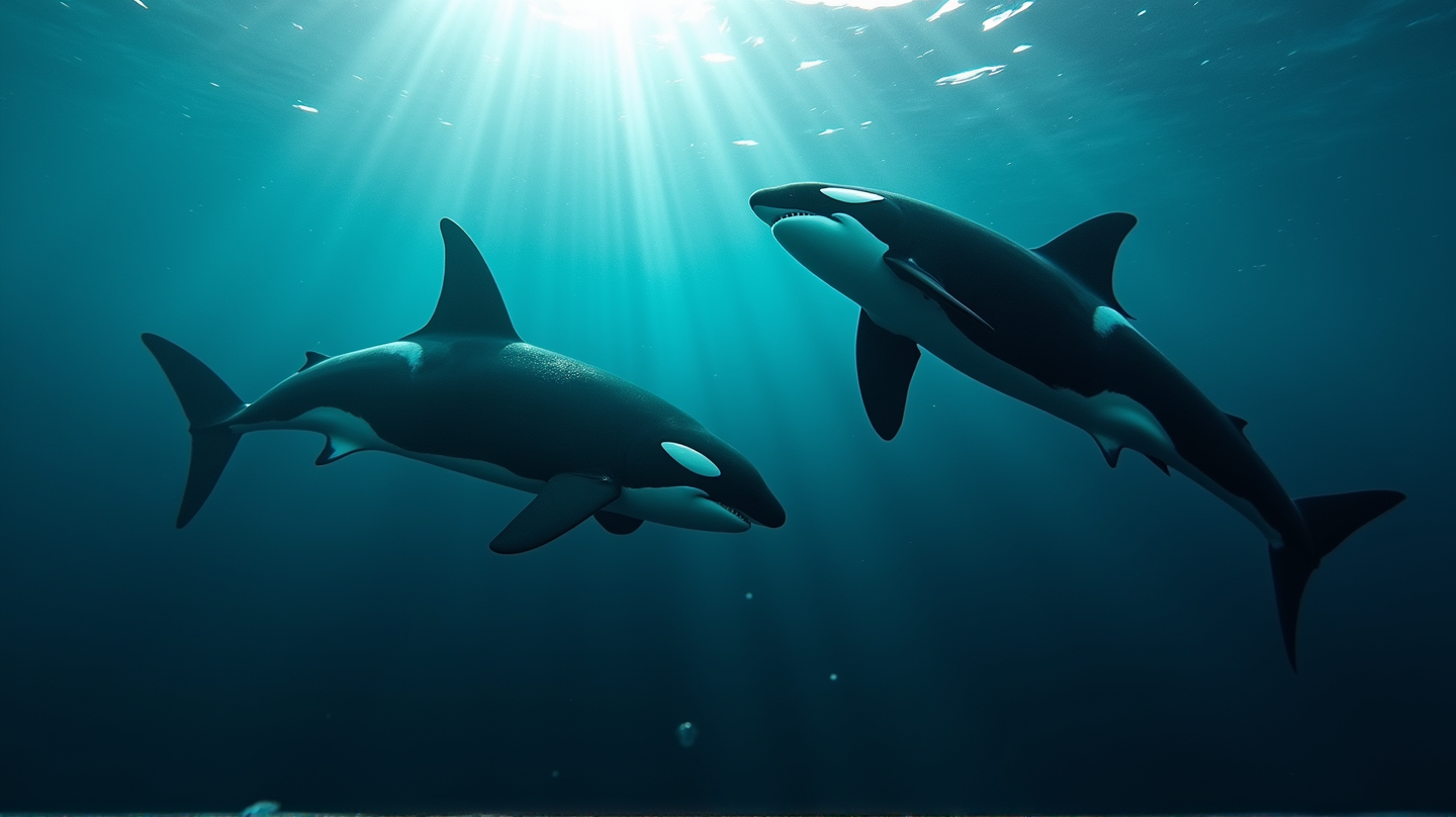 Orcas Unleash Ingenious Tactics: Turning Young Great White Sharks ...